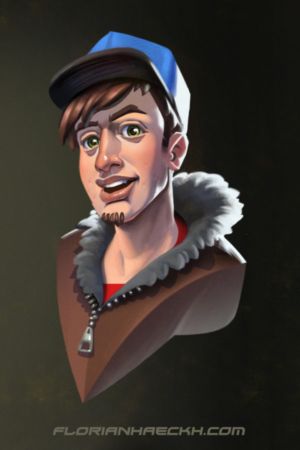 Cartoon Caricature for Brenden Dean’s Youtube Channel – Hireillo | Hire ...