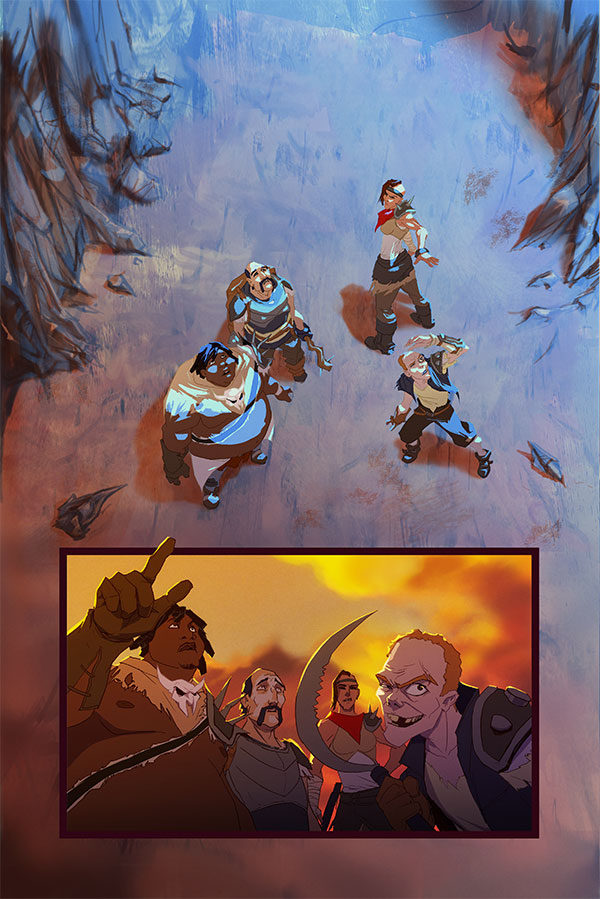 Debut Comic Pages for New Graphic Novel: Falling – Hireillo | Hire an ...