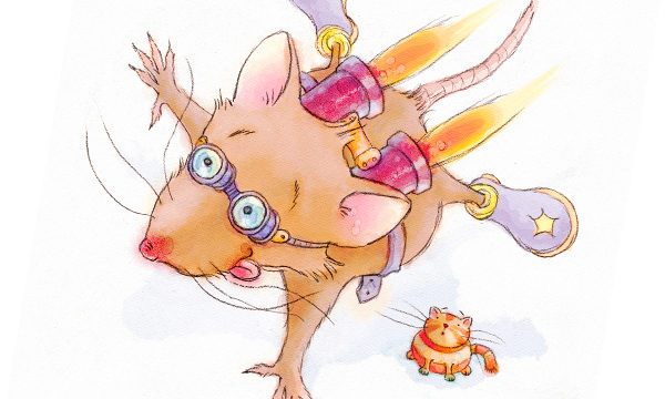 Mouse Illustration for Minerva Press – Hireillo | Hire an Illustrator