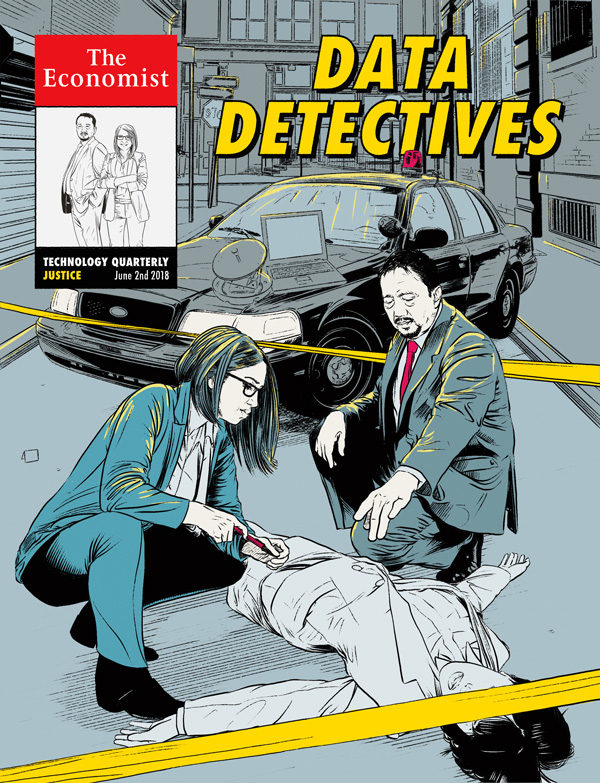 The Economist: Data Detectives – Hireillo | Hire an Illustrator