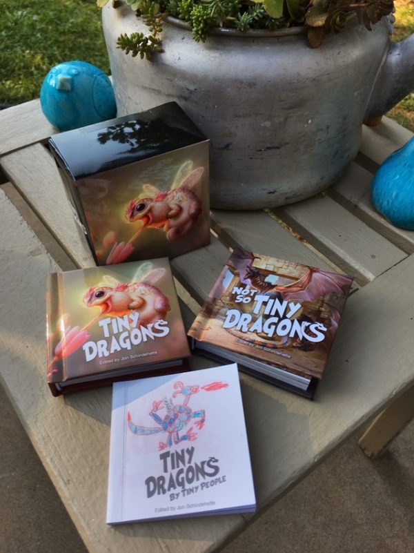 Dragon Painting for Tiny Dragons Kickstarter Art Book – Hireillo | Hire ...