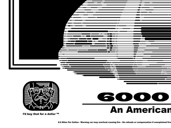 6000 Sux – Product Placement Art Show – Hireillo | Hire an Illustrator