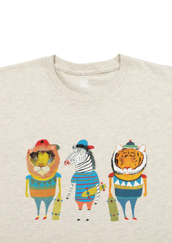 Skateboarding Animals Design for Graniph – Hireillo | Hire an Illustrator