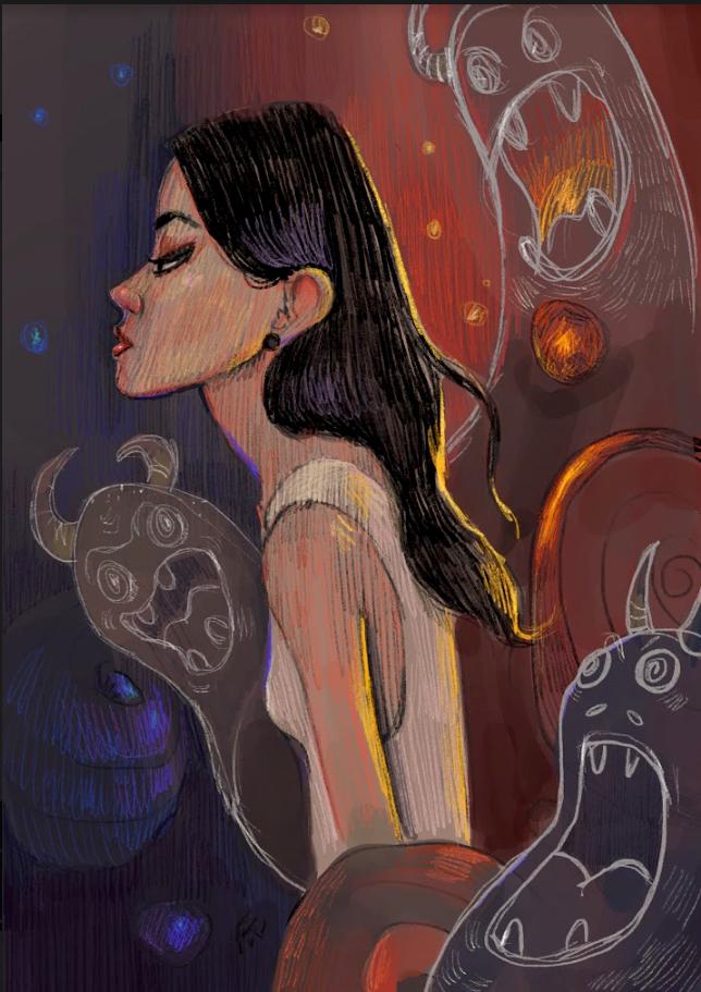 Personal Demons – Hireillo | Hire an Illustrator