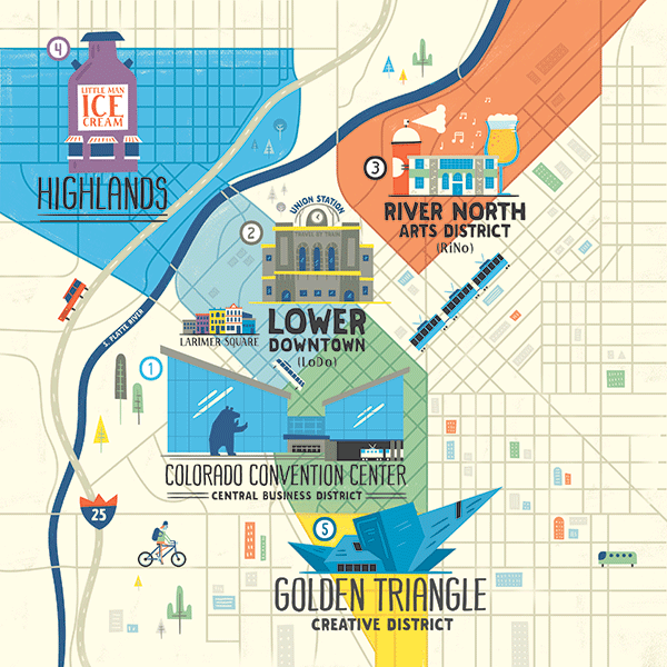 Convene Magazine Convention Center Maps – Hireillo | Hire an Illustrator