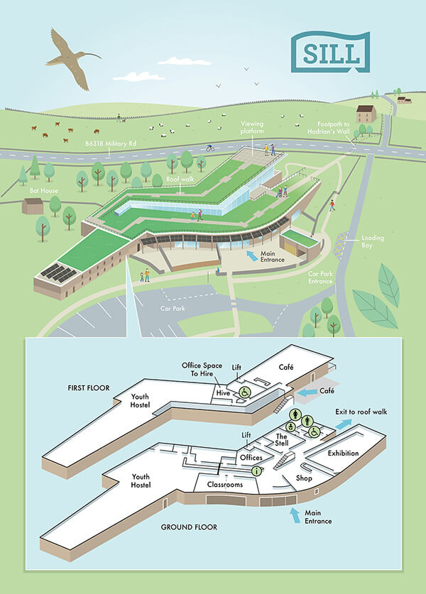 3d Visitor Map for the Sill National Landscape Discovery Centre ...