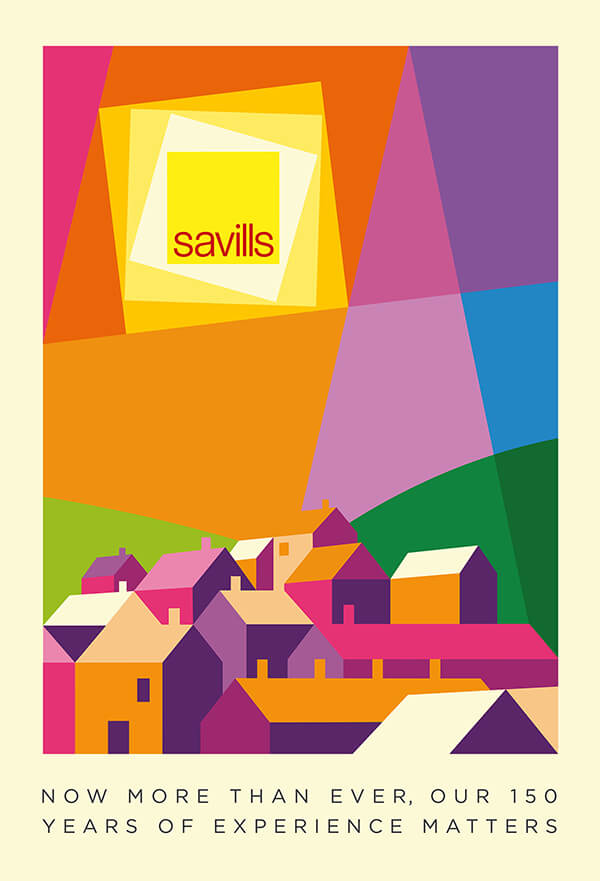 Outdoor Ad Campaign for Savills – Hireillo | Hire an Illustrator