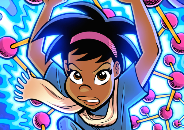 Cover for Mosa Mack Children’s Science Comic – Hireillo | Hire an ...