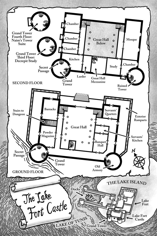 Castle Interior Map – Hireillo | Hire an Illustrator