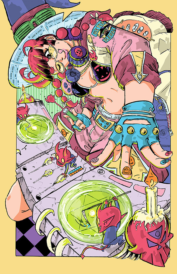 Dj Oniko – New Business Card Art – Hireillo | Hire an Illustrator