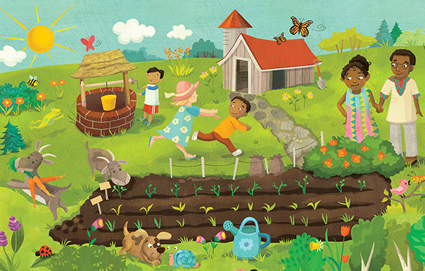 Spring Scene Hidden Objects Poster for World Vision – Hireillo | Hire ...