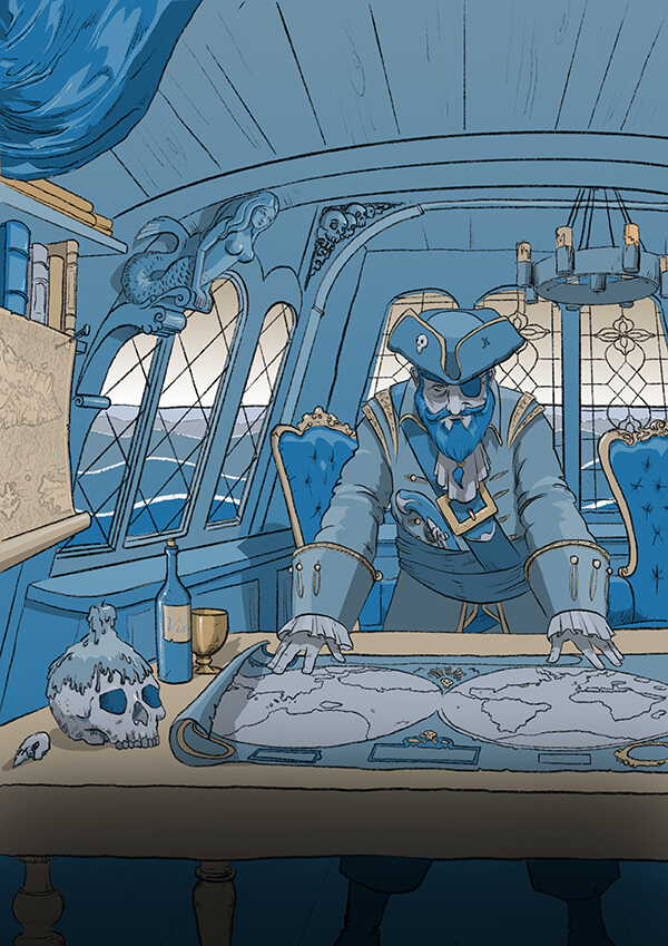 Augmented Reality Ghost Ship Illustration – Hireillo | Hire an Illustrator