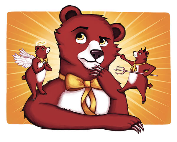Temptation Illustration for the Warrior’s Rosary International Inc ...