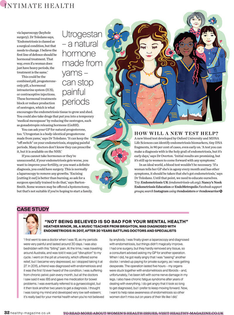 Healthy Magazine – Hireillo | Hire an Illustrator