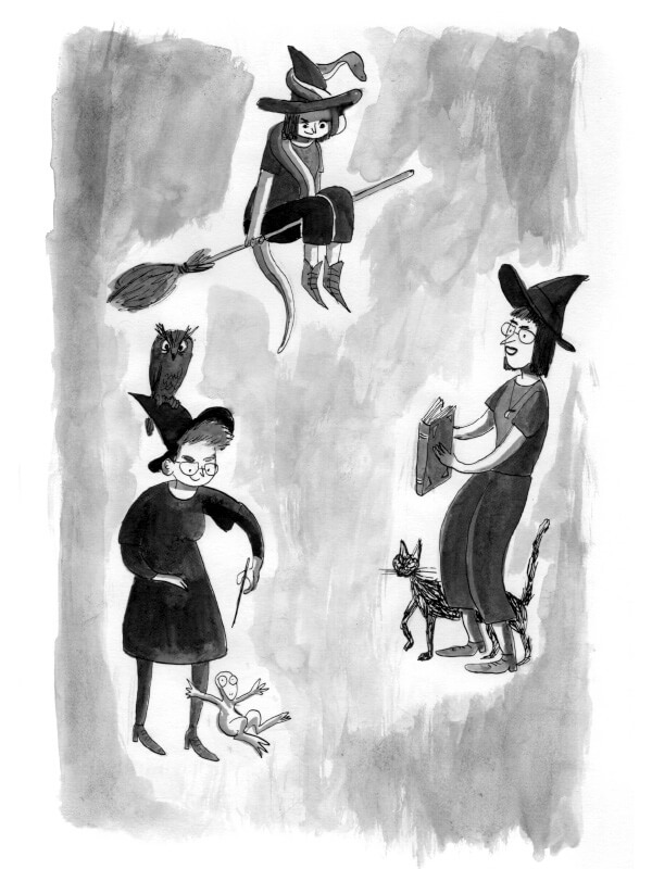 Three Witches – Hireillo | Hire an Illustrator