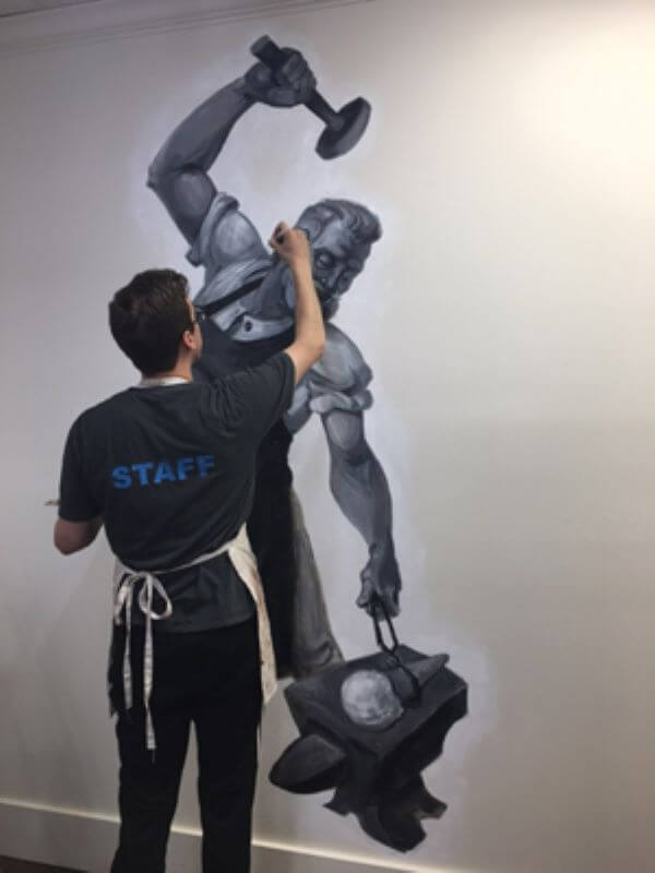 Mural Project for Blacksmith Ice Cream Company – Hireillo | Hire an ...