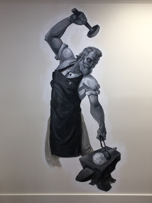 Mural Project for Blacksmith Ice Cream Company – Hireillo | Hire an ...