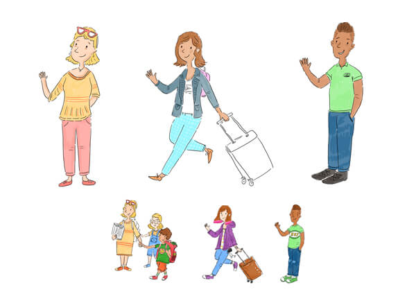 Character Designs for Educational Materials – Hireillo | Hire an ...