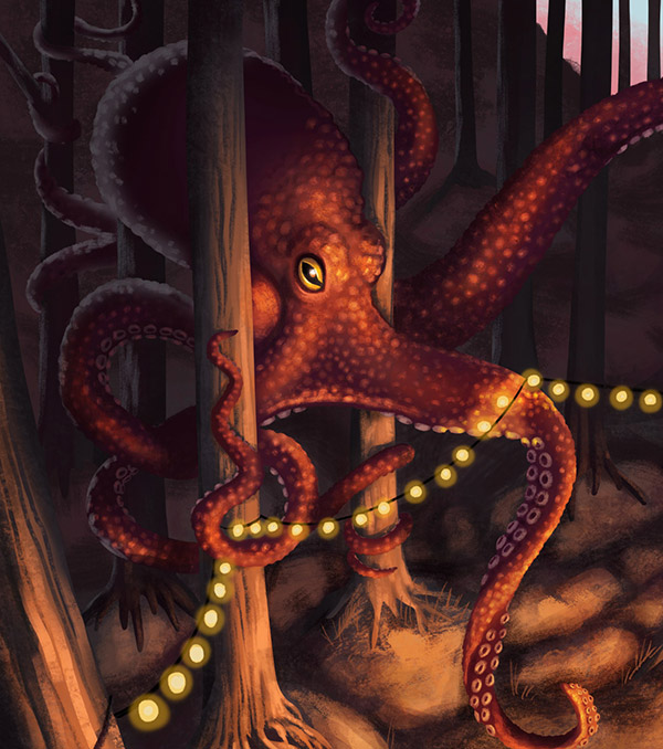 Beware the Forest Octopus! – Hireillo | Hire an Illustrator