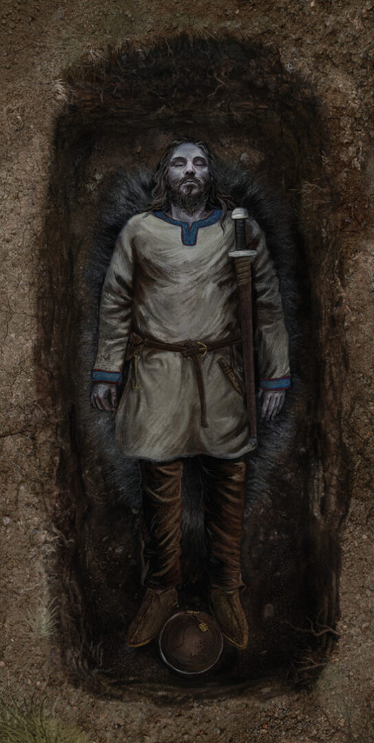 Polabian Slavs… In Graves – Hireillo | Hire an Illustrator