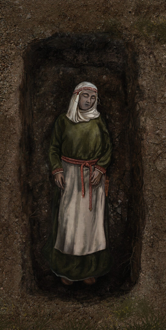 Polabian Slavs… In Graves – Hireillo | Hire an Illustrator