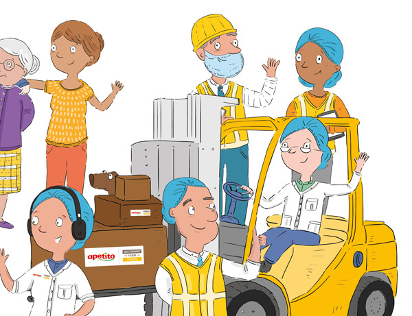 Health and Safety Campaign Illustrations for Apetito Catering Uk ...