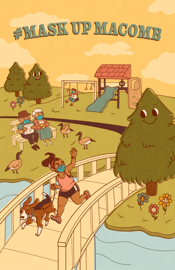 Mask Up! Poster Campaign – Hireillo | Hire an Illustrator