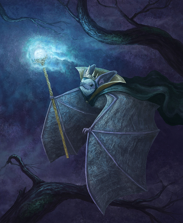 Bat Queen for Elemental Medicine – Hireillo | Hire an Illustrator