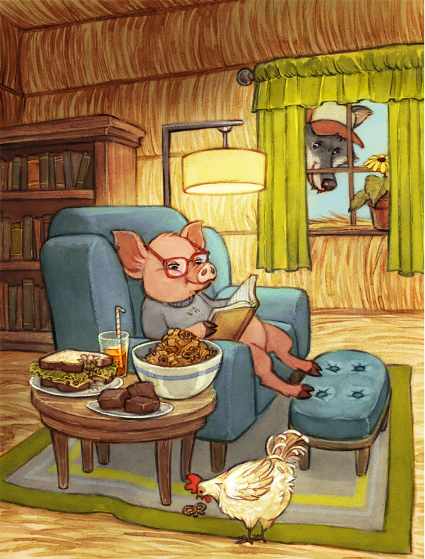 The Three Little Pigs Reimagined – Hireillo | Hire an Illustrator