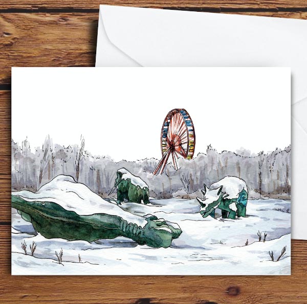 Berlin Christmas Cards – for Locals – Hireillo | Hire an Illustrator