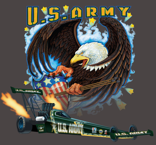 Army Top Fuel Drag Car – Hireillo | Hire an Illustrator