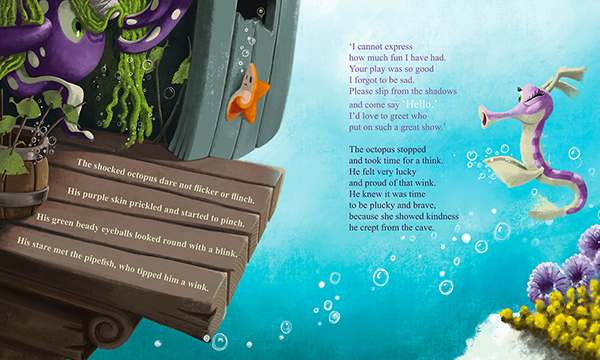 The Pink Stripy Pipefish Is Out! – Hireillo | Hire an Illustrator