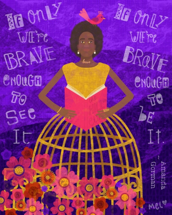 Celebrating Diversity With a Portrait of Amanda Gorman – Hireillo ...