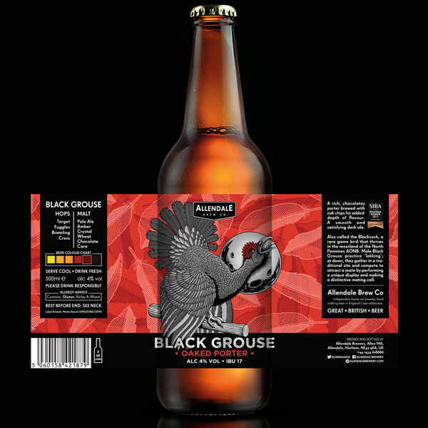 Craft Beer Labels for Allendale Brewery – Hireillo | Hire an Illustrator