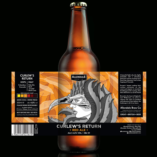 Craft Beer Labels for Allendale Brewery – Hireillo | Hire an Illustrator