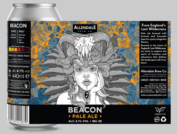 Craft Beer Labels for Allendale Brewery – Hireillo | Hire an Illustrator