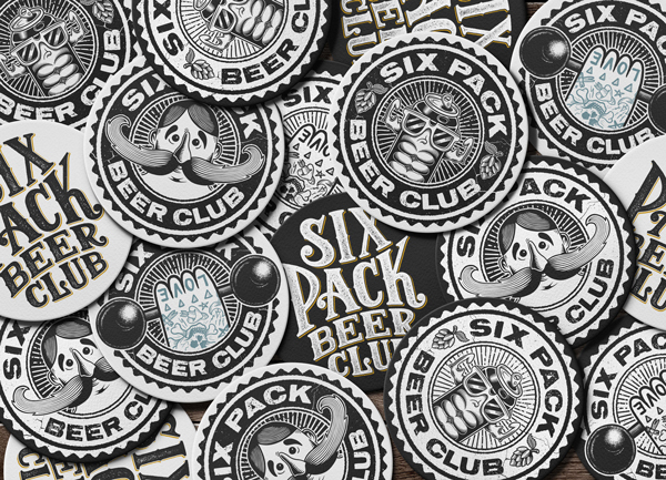 Logo Design and Branding for Six Pack Beer Club – Hireillo | Hire an ...