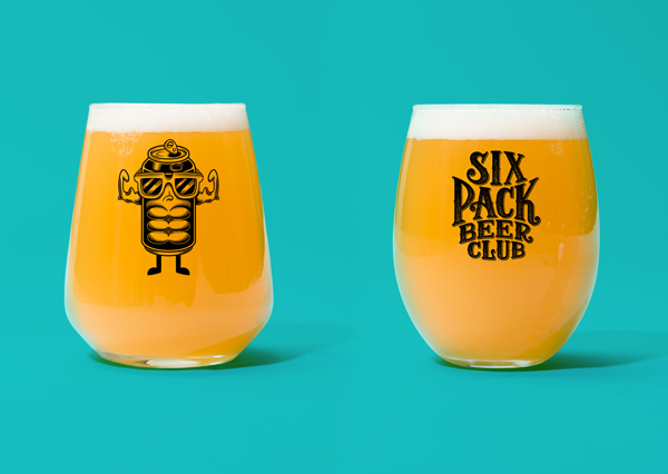 Logo Design and Branding for Six Pack Beer Club – Hireillo | Hire an ...