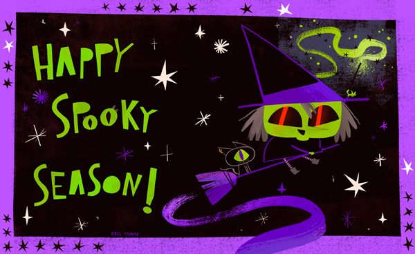 Happy Spooky Season Cards – Hireillo | Hire an Illustrator