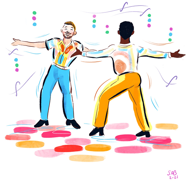 Illustrations of Strictly Come Dancing – Hireillo | Hire an Illustrator