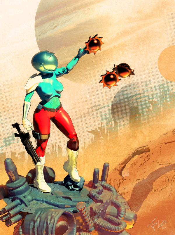 Red Planet Sci-Fi Series – Hireillo | Hire an Illustrator