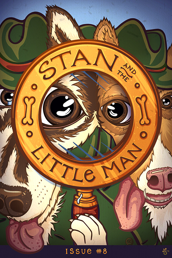 Stan & The Little Man Comic Book Cover – Hireillo | Hire an Illustrator