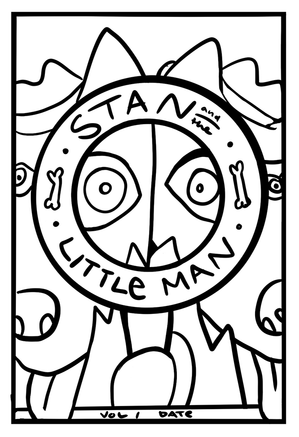 Stan & The Little Man Comic Book Cover – Hireillo | Hire an Illustrator