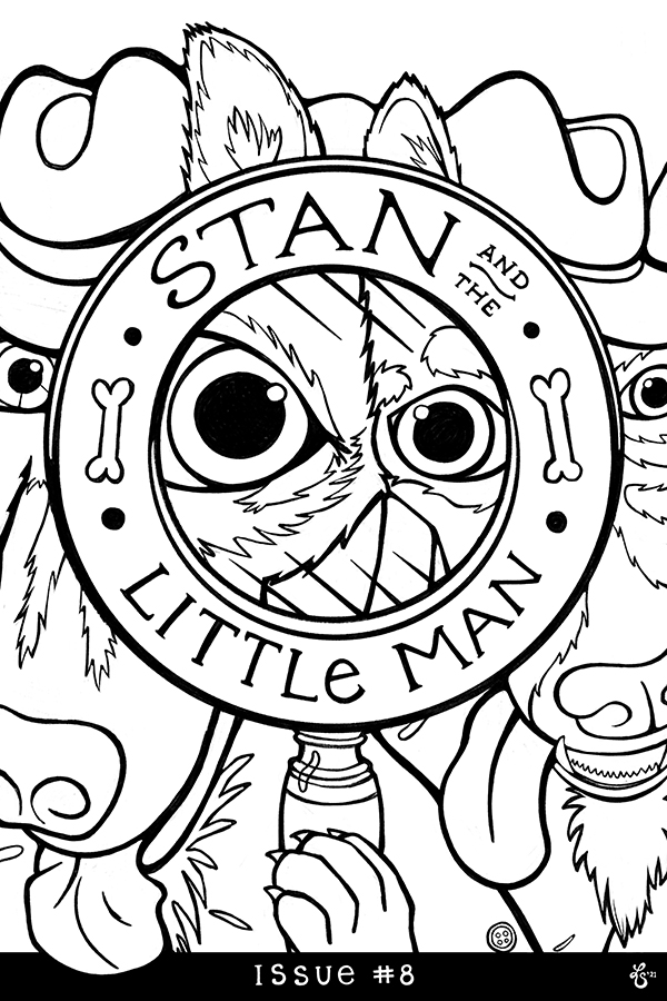Stan & The Little Man Comic Book Cover – Hireillo | Hire an Illustrator