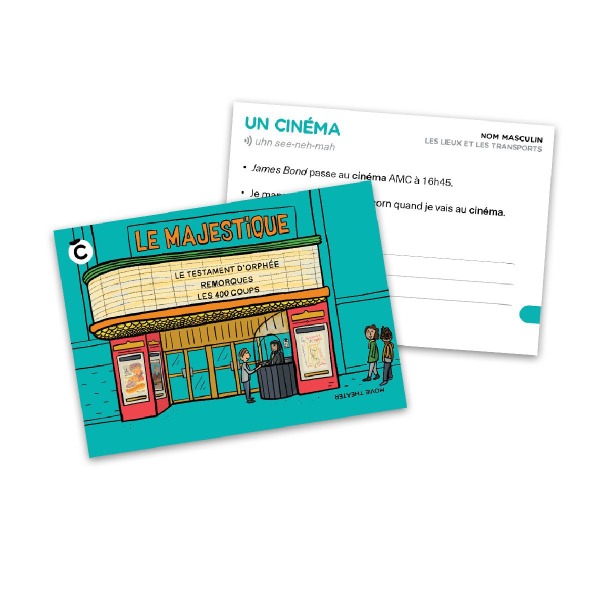 Flashcard Deck for Coucou French Classes – Hireillo | Hire an Illustrator