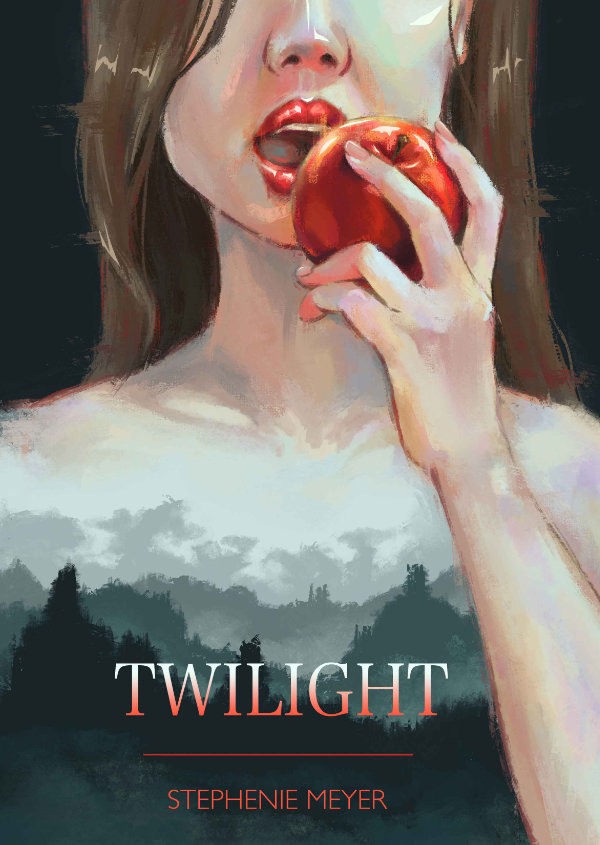 Book Cover for Twilight by Stephenie Meyer – Hireillo | Hire an Illustrator