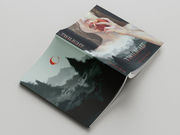 Book Cover for Twilight by Stephenie Meyer – Hireillo | Hire an Illustrator