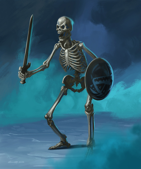 Skeleton Study – Hireillo | Hire an Illustrator