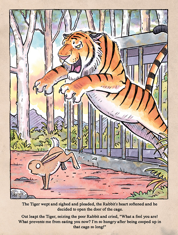 The Tiger, the Rabbit and the Jackal – Hireillo | Hire an Illustrator