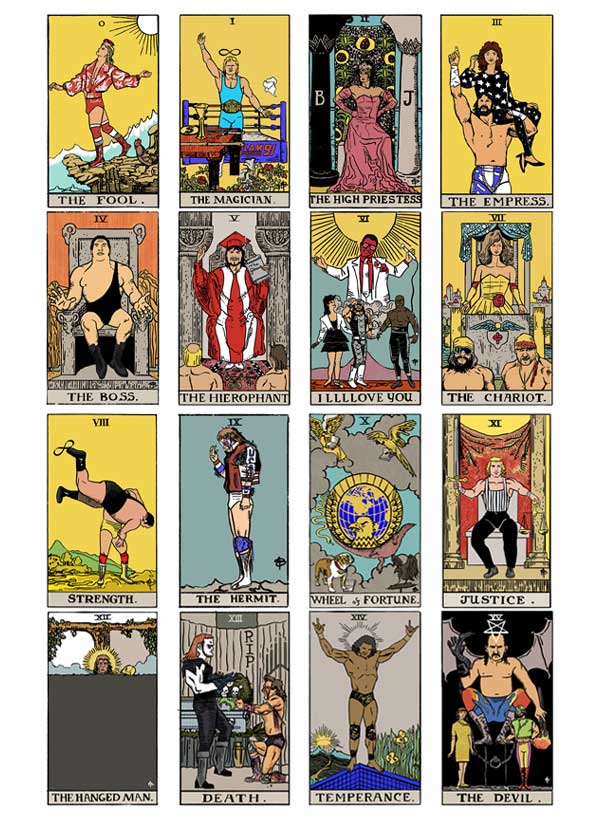 Wrestling Tarot Kickstarter – Hireillo | Hire an Illustrator